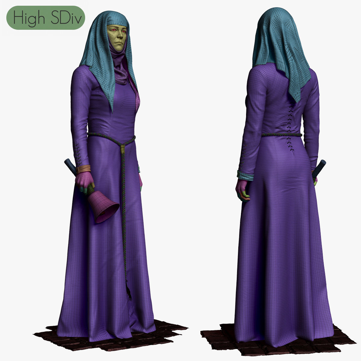 Septa Unella 3D model | CGTrader