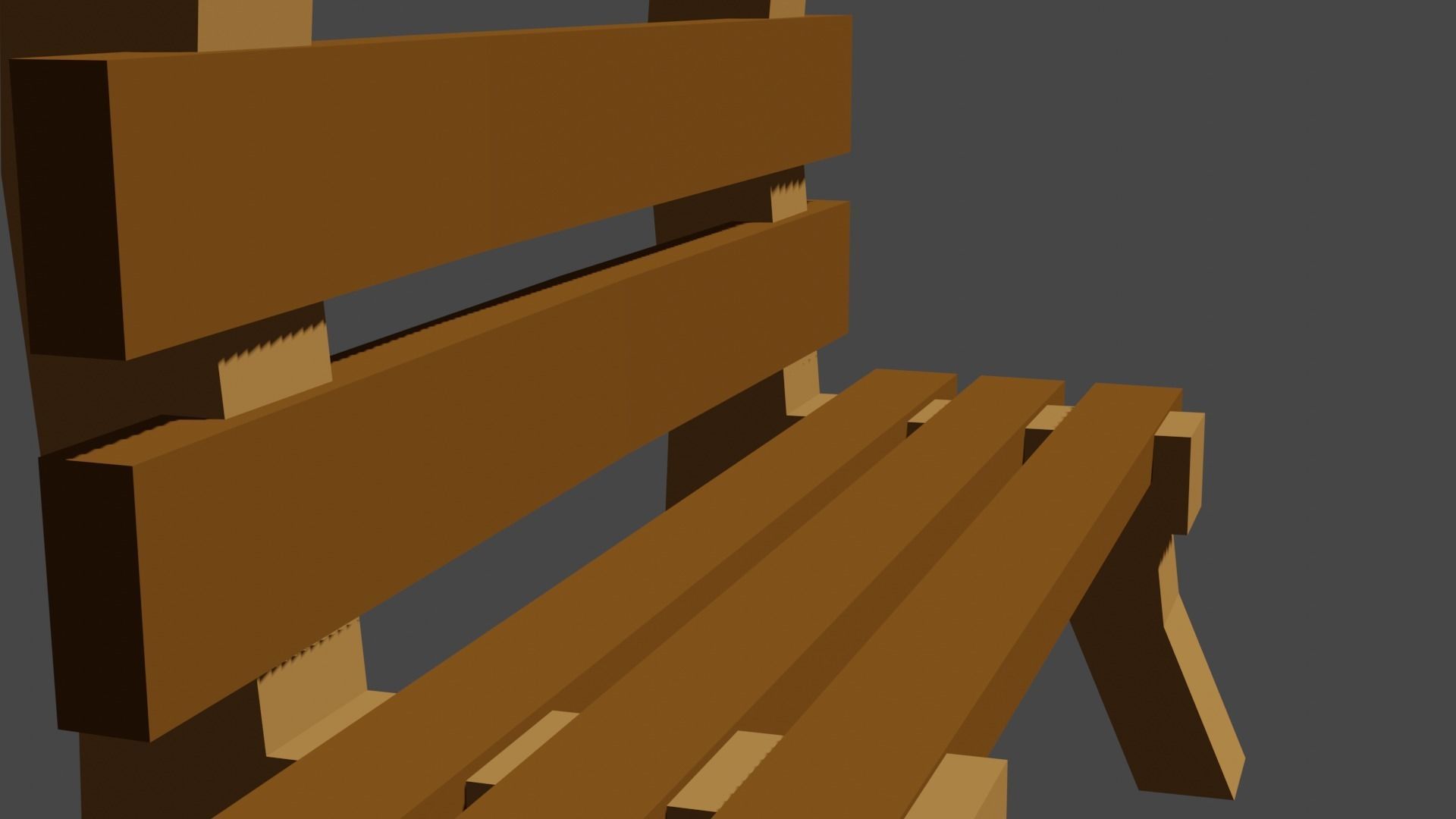 3D model Bench VR / AR / low-poly | CGTrader