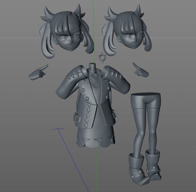 Pokemon Marnie Smile 3D model 3D printable | CGTrader