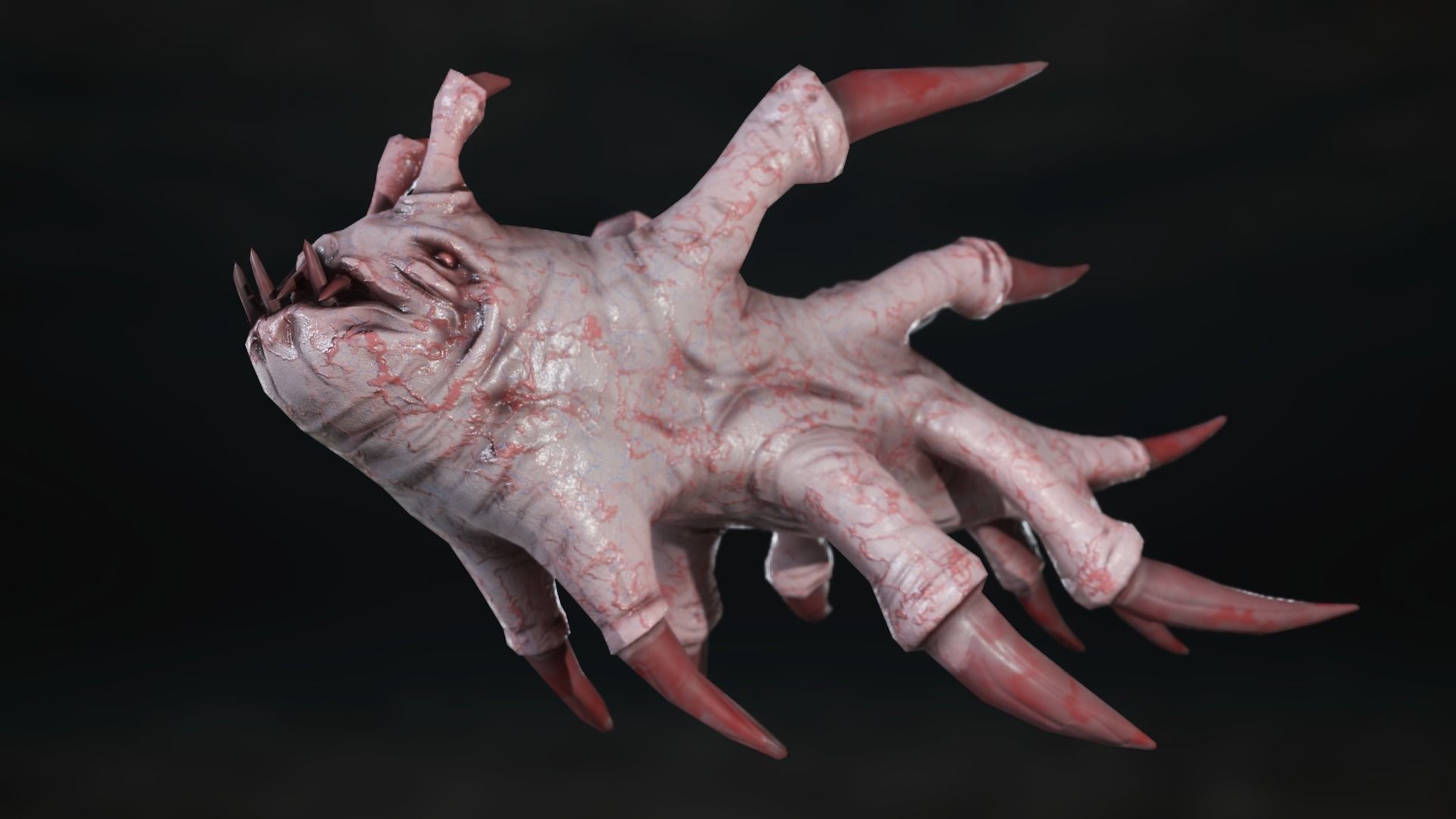 3D model Bone Monster VR / AR / low-poly rigged animated | CGTrader