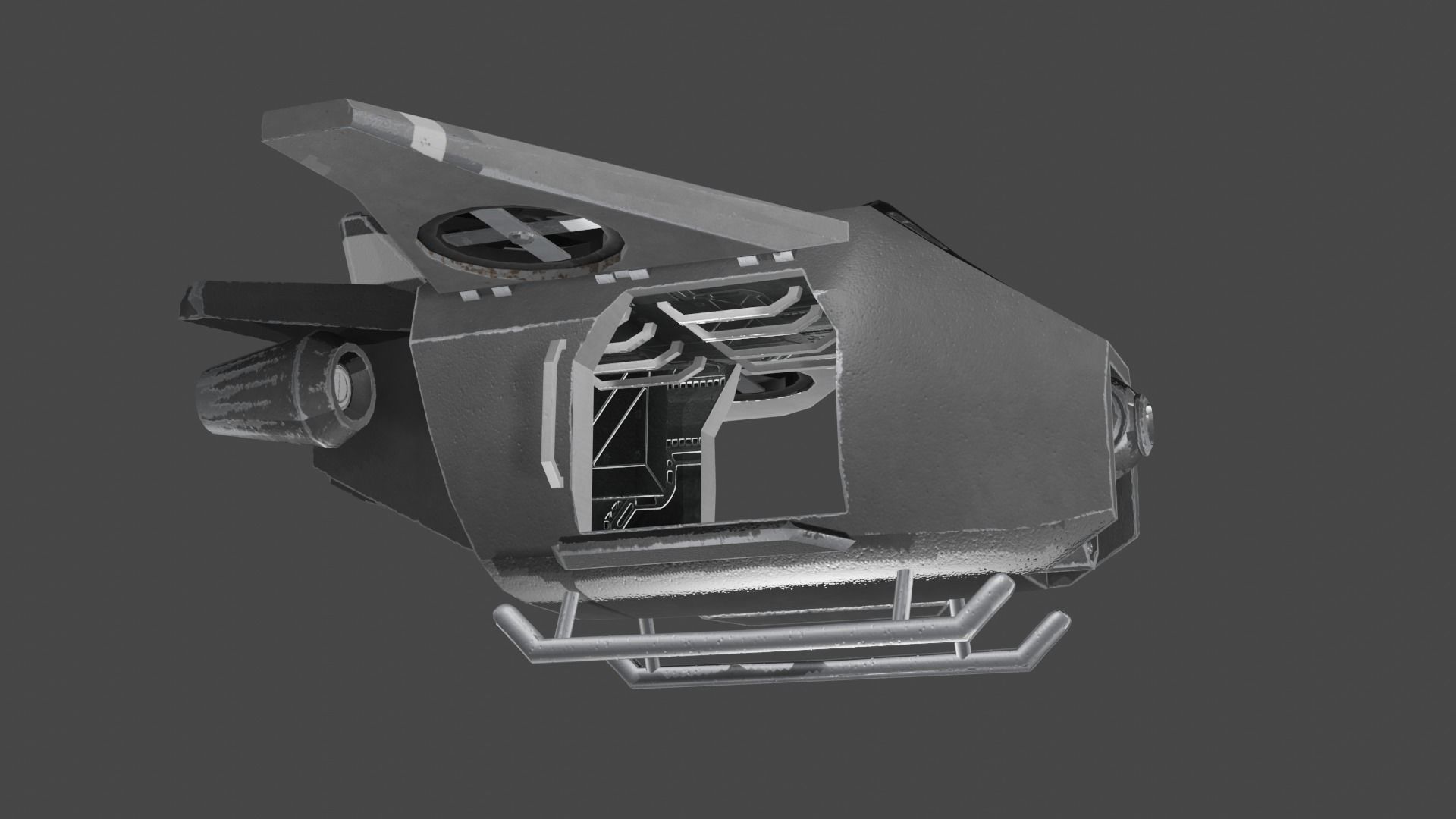 3D model Transport Drone Vehicle RTS Low Poly Model VR / AR / low-poly ...