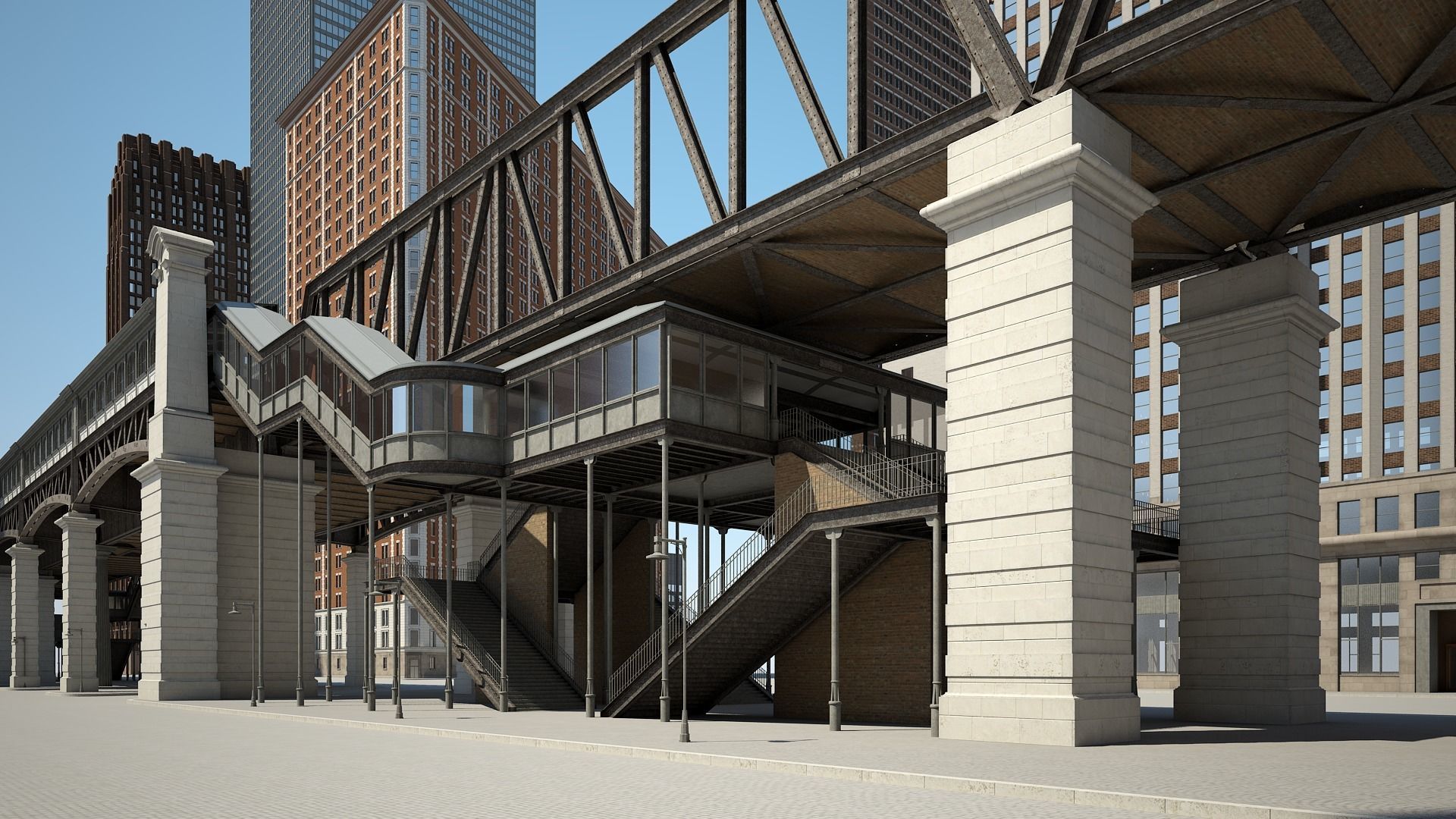 Modern Metropolis 3D model | CGTrader