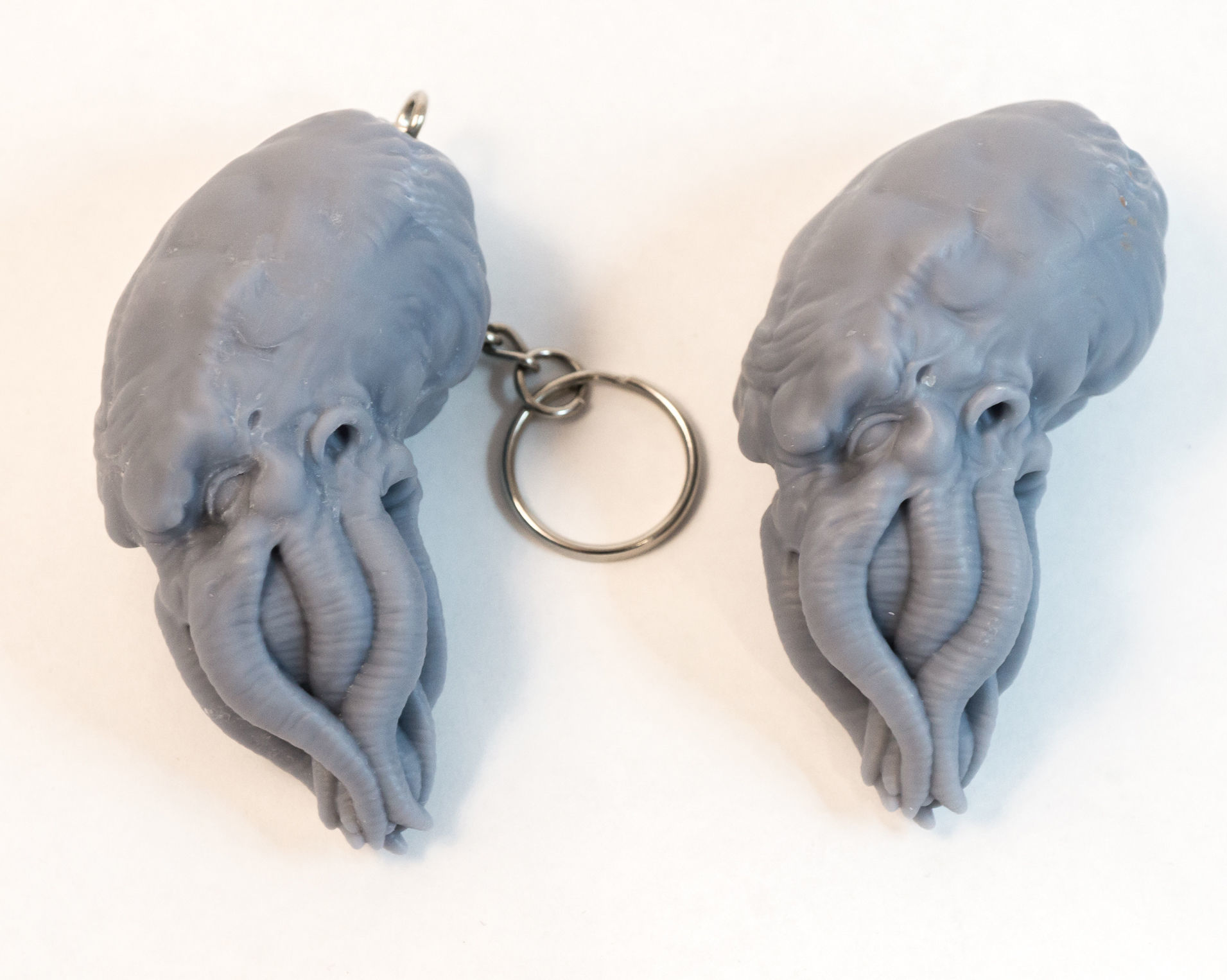 Cthulhu Head - Keychain Bust 3D model 3D printable | CGTrader