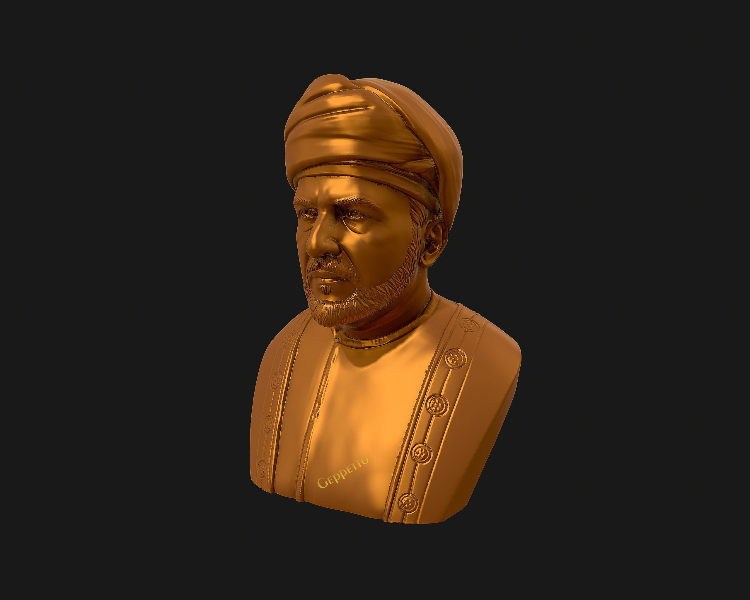 Sultan Qaboos 3D Model ready to 3D print 3D model 3D printable | CGTrader