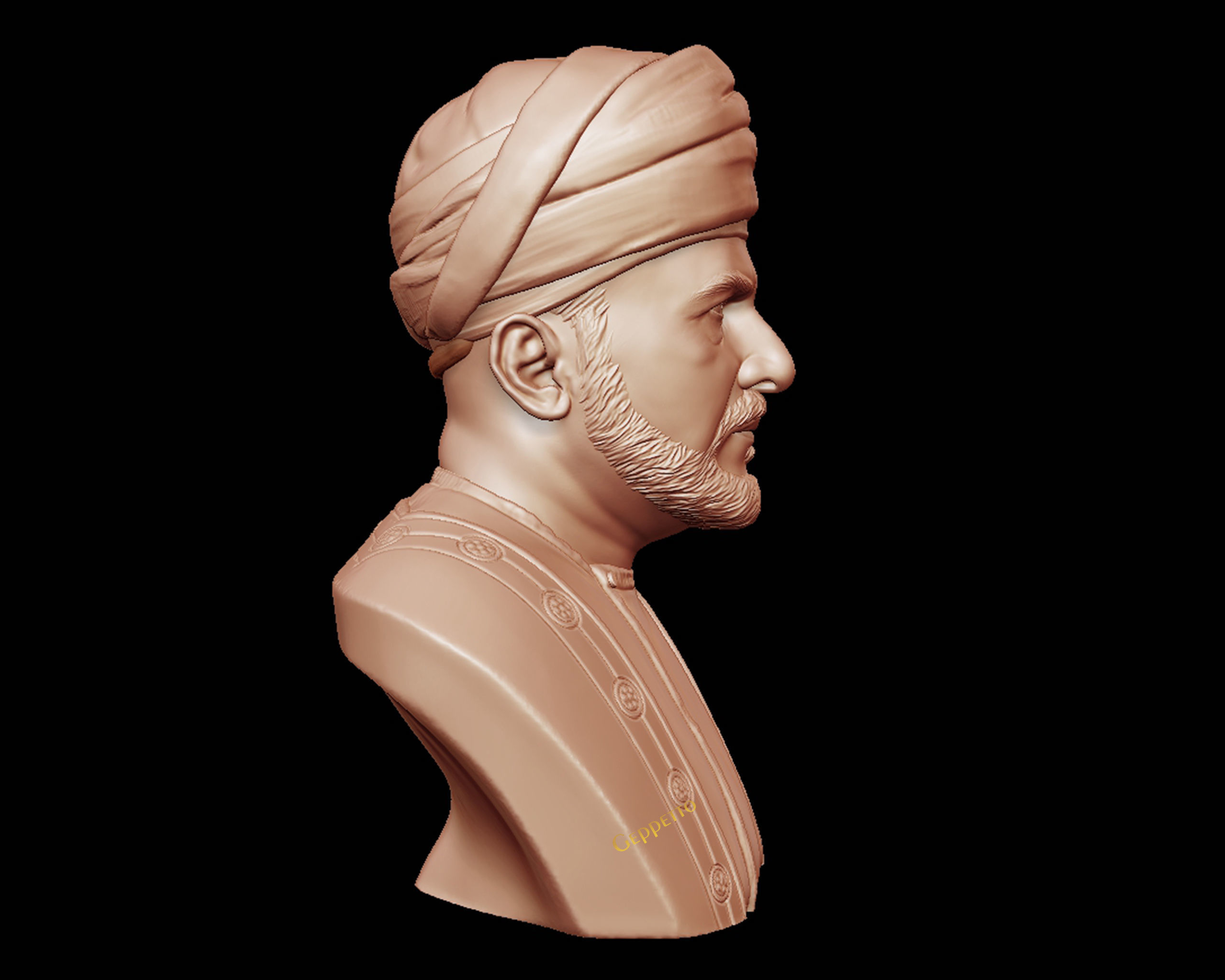 Sultan Qaboos 3D Model ready to 3D print 3D model 3D printable | CGTrader