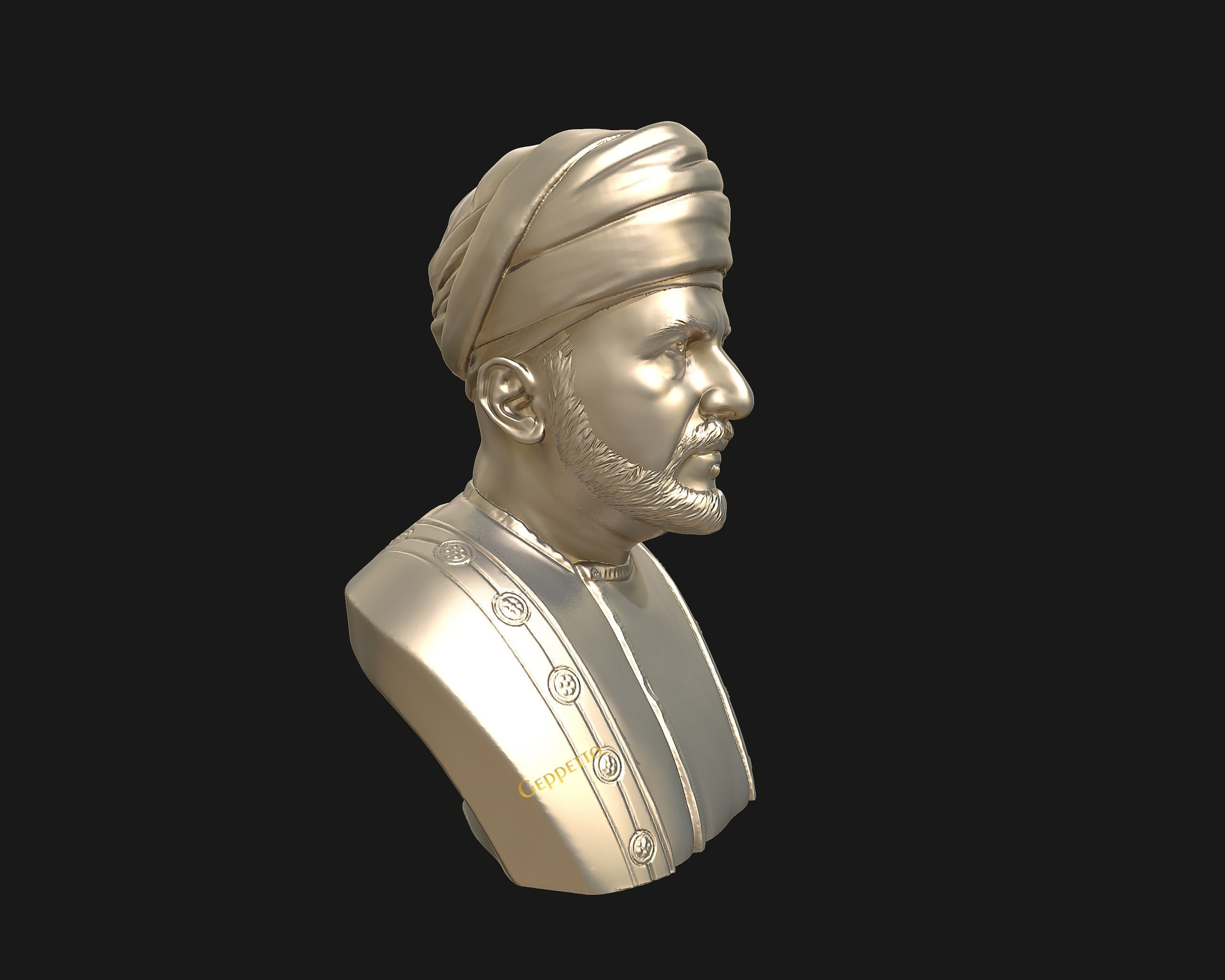 Sultan Qaboos 3D Model ready to 3D print 3D model 3D printable | CGTrader