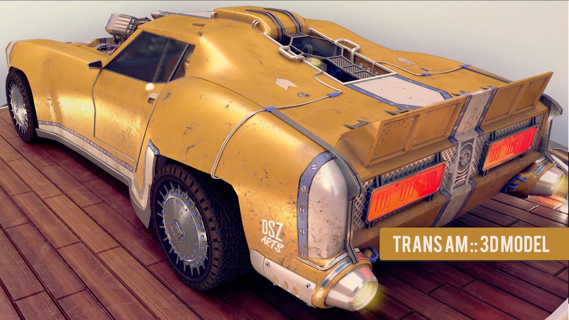 Redline Trans AM by DSZarts 3D model | CGTrader