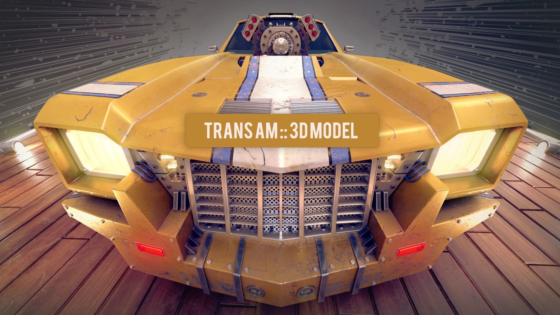 Redline Trans AM by DSZarts 3D model | CGTrader