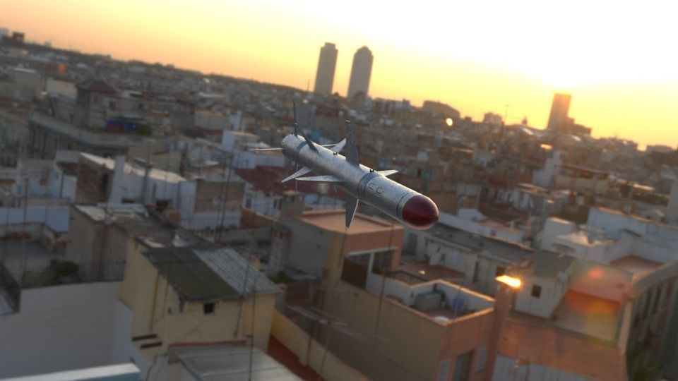 3D model 3D Basic Missile VR / AR / low-poly | CGTrader
