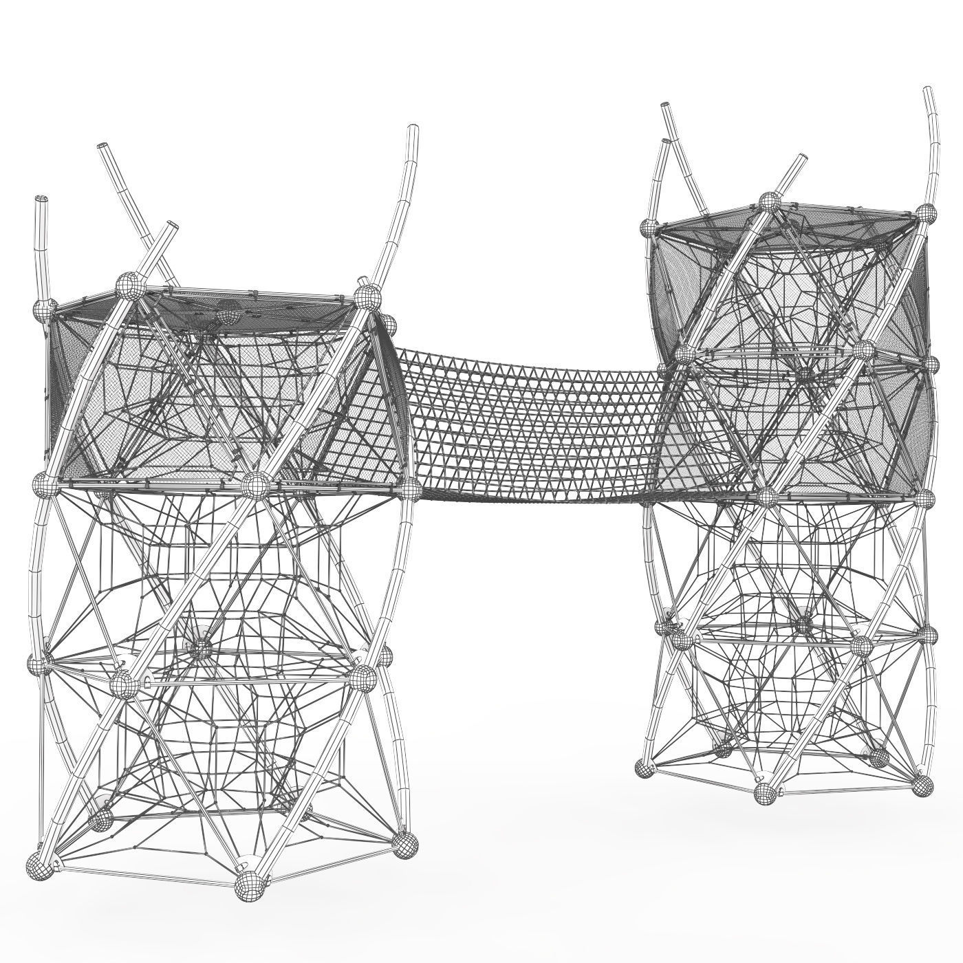 Berliner DNA Tower 3D model | CGTrader