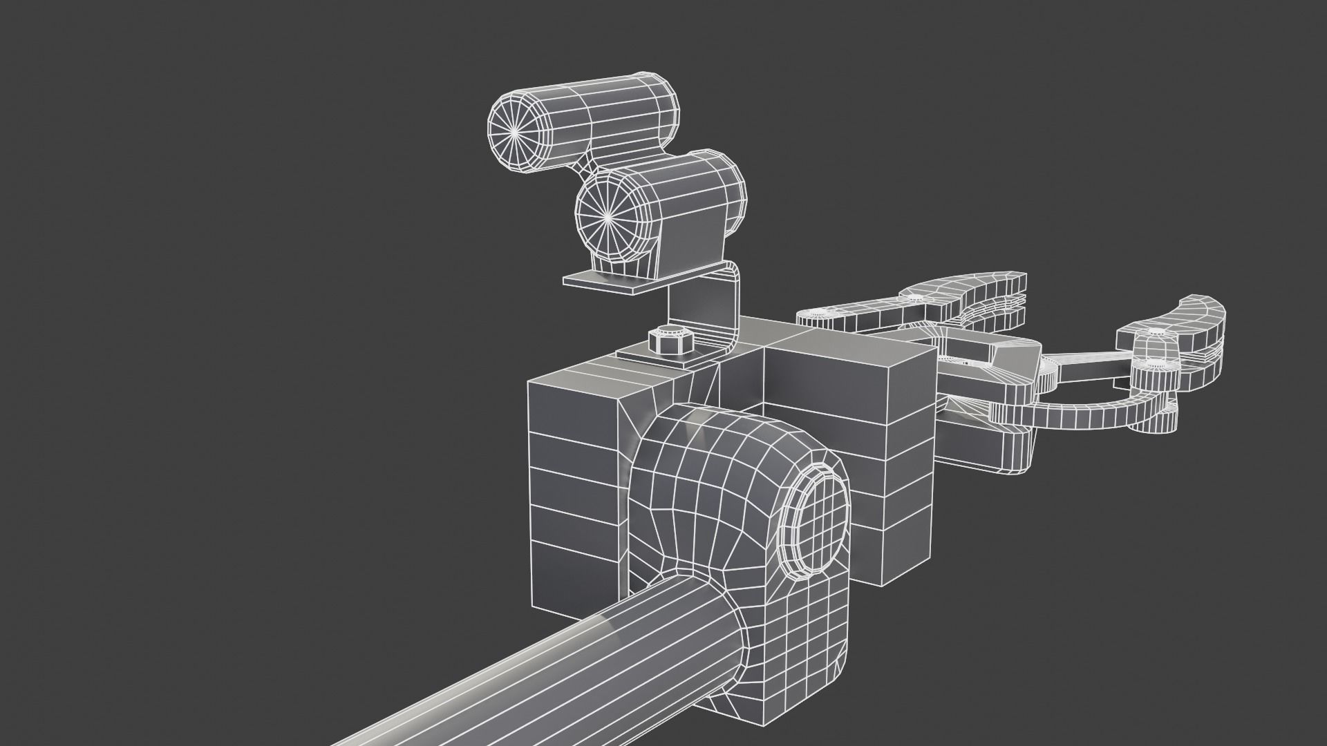 Bomb disposal EOD wheelbarrow robot 3D model | CGTrader