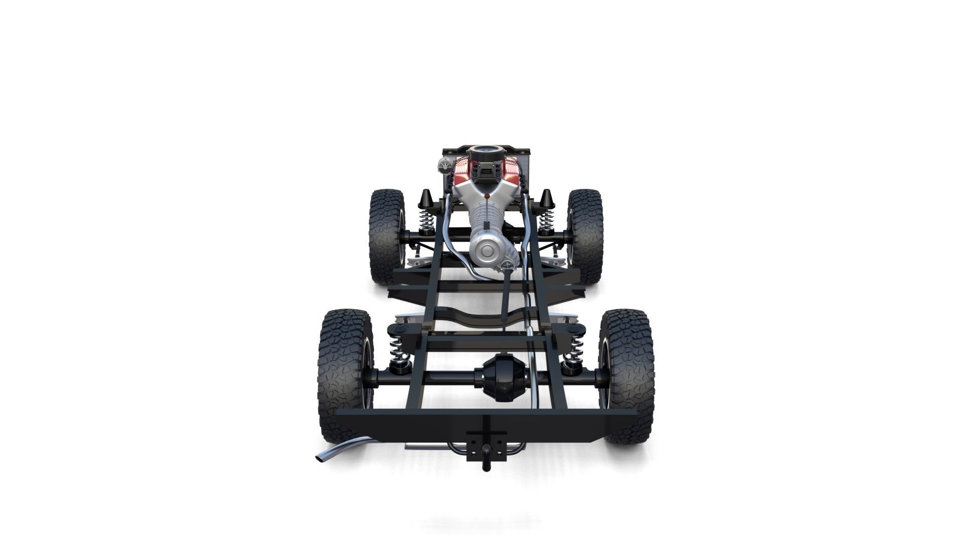 Range Rover Classic Full Chassis 3D model | CGTrader