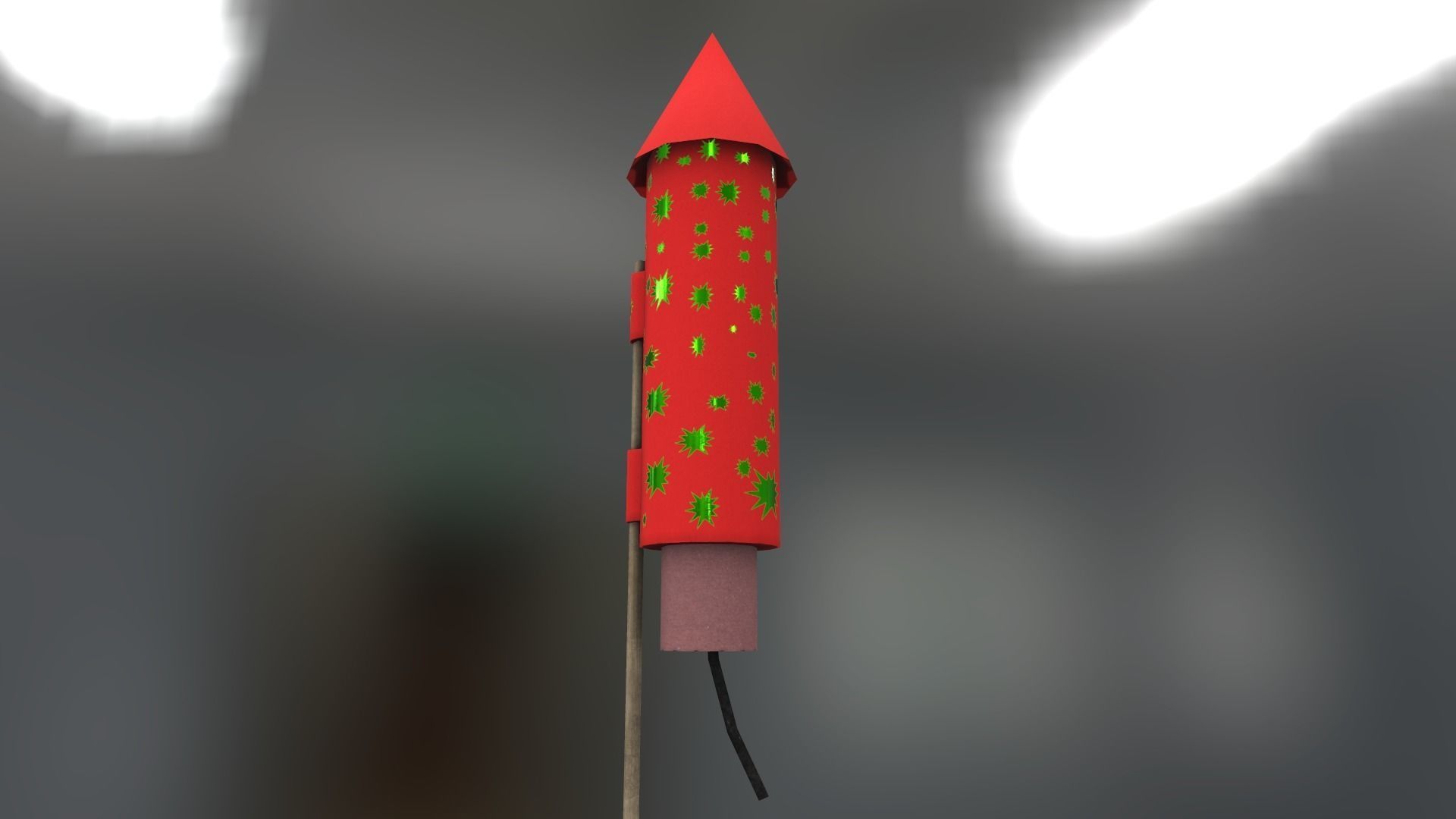 3D model Fireworks VR / AR / low-poly | CGTrader