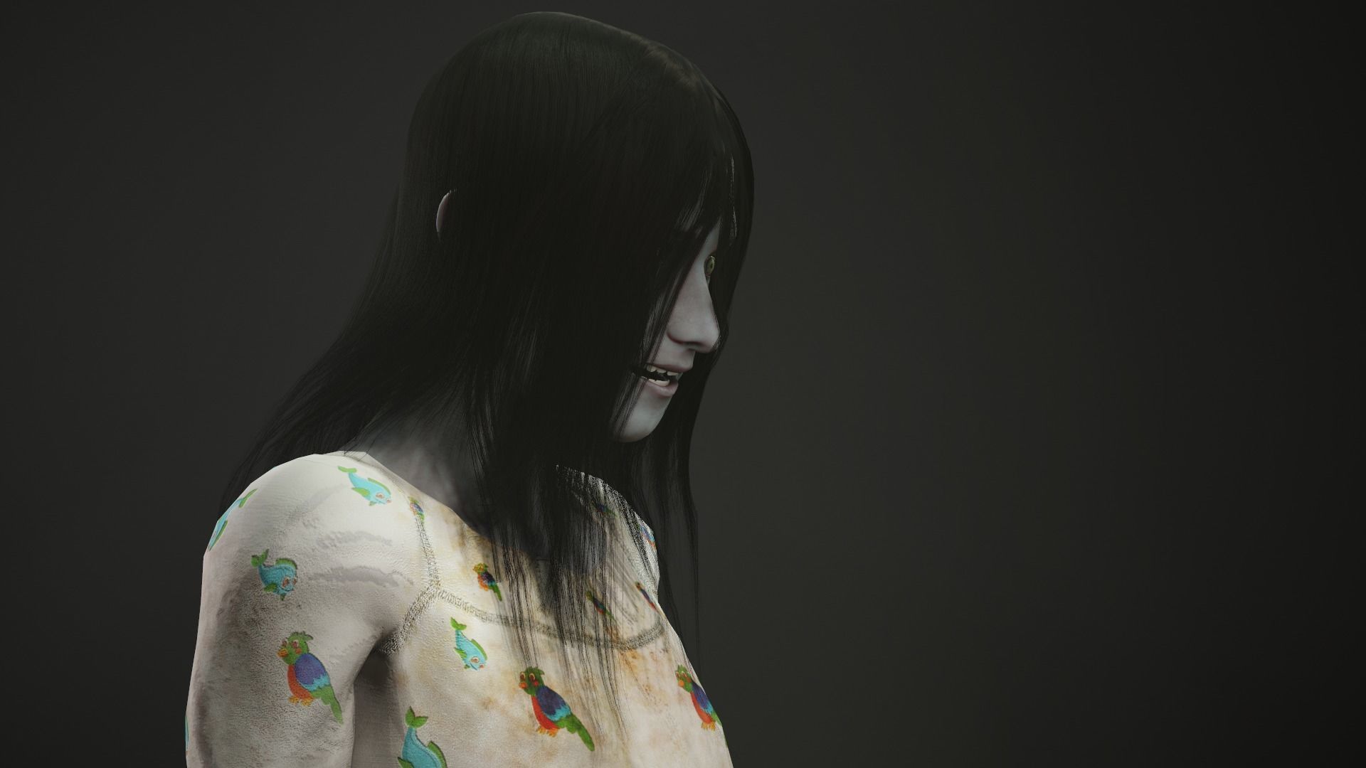 3D model Creepy Ghost Girl VR / AR / low-poly | CGTrader