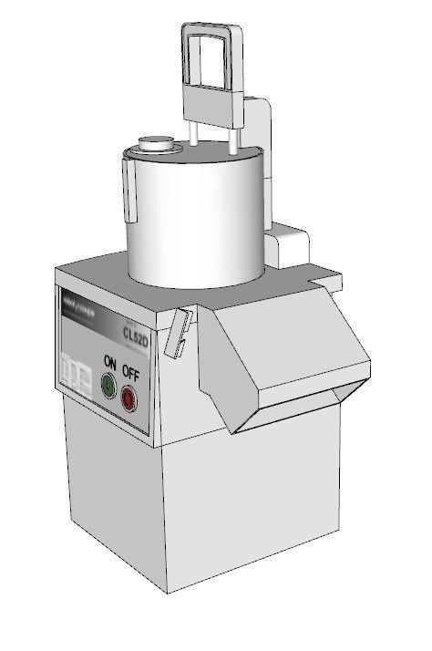Robot Coupe CL52D 3D model animated | CGTrader