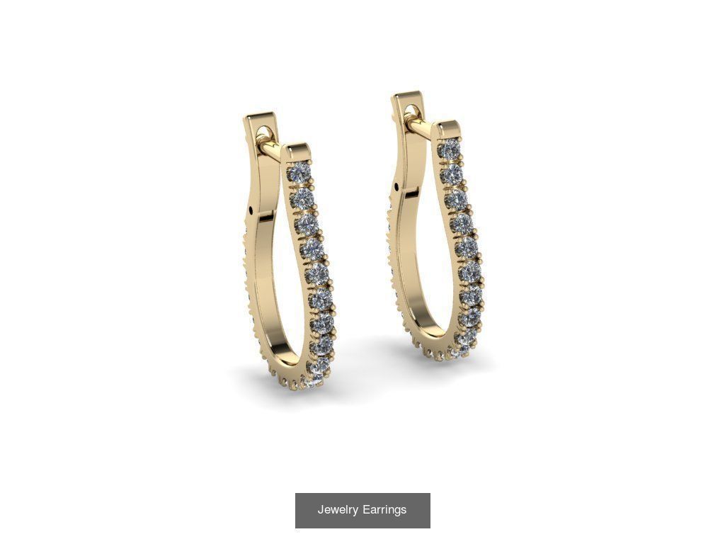 Jewelry Earrings COLLECTION | CGTrader