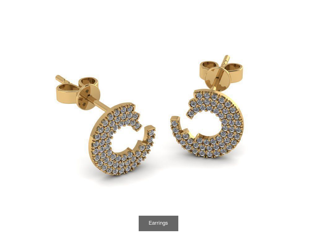 Jewelry Earrings COLLECTION | CGTrader