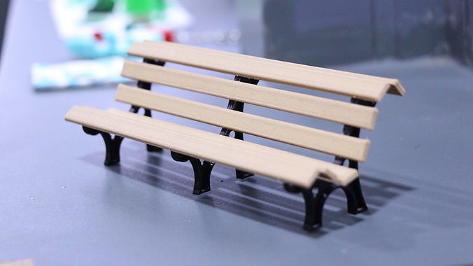 Bench 3D model 3D printable | CGTrader