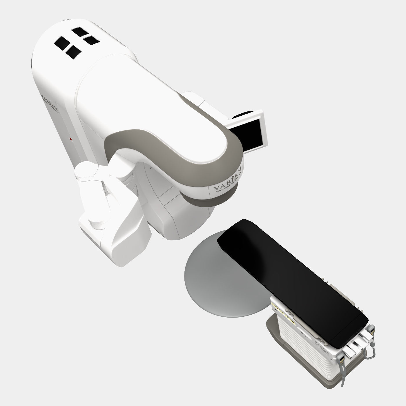 Varian Truebeam Linear Accelerator Radiotherapy system 3D model ...