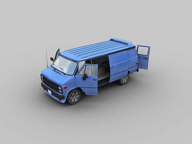 3D model GMC VAN VR / AR / low-poly | CGTrader