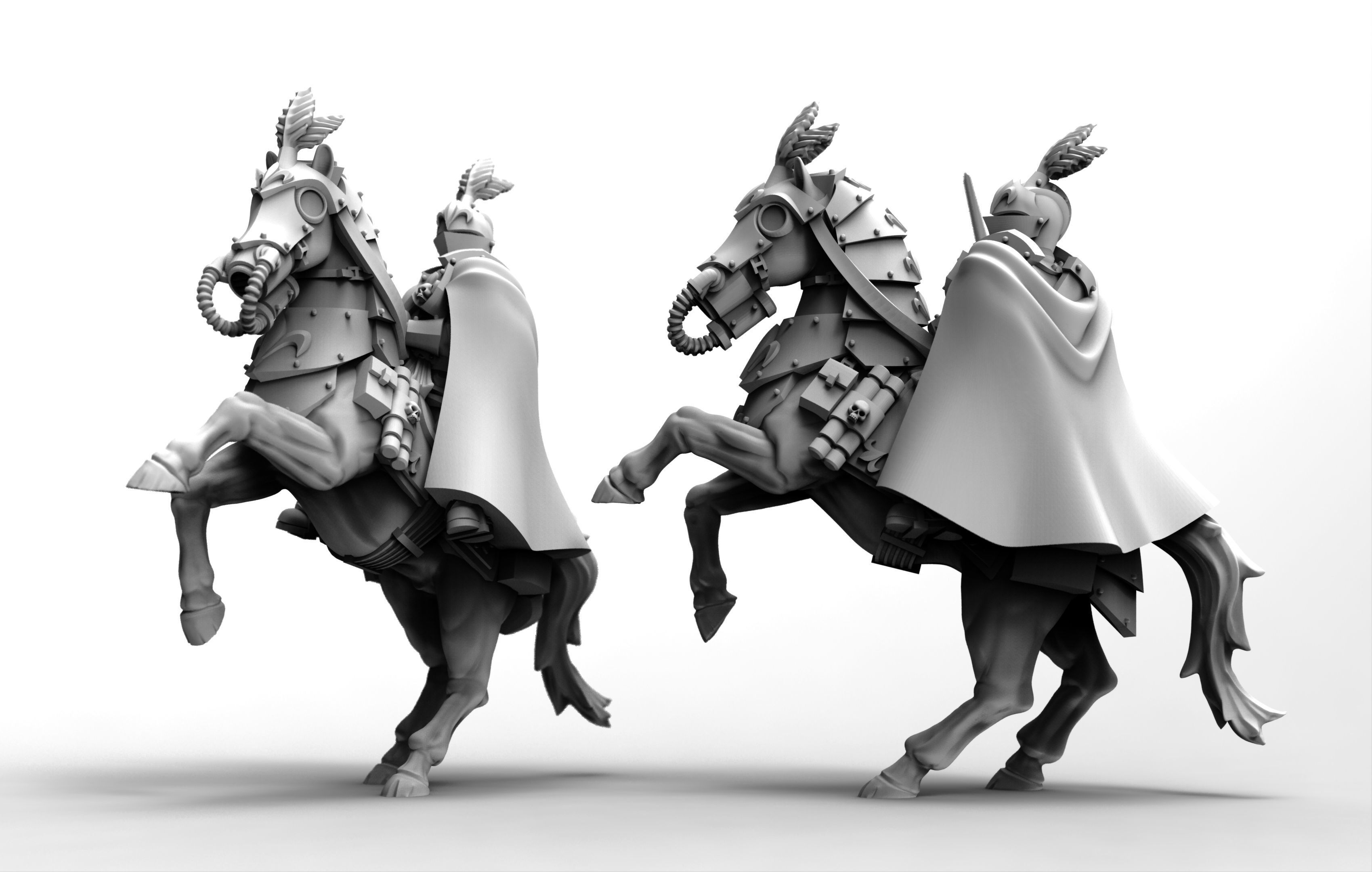 Feudal Guard High Born Cavalry Officer 3D model 3D printable | CGTrader