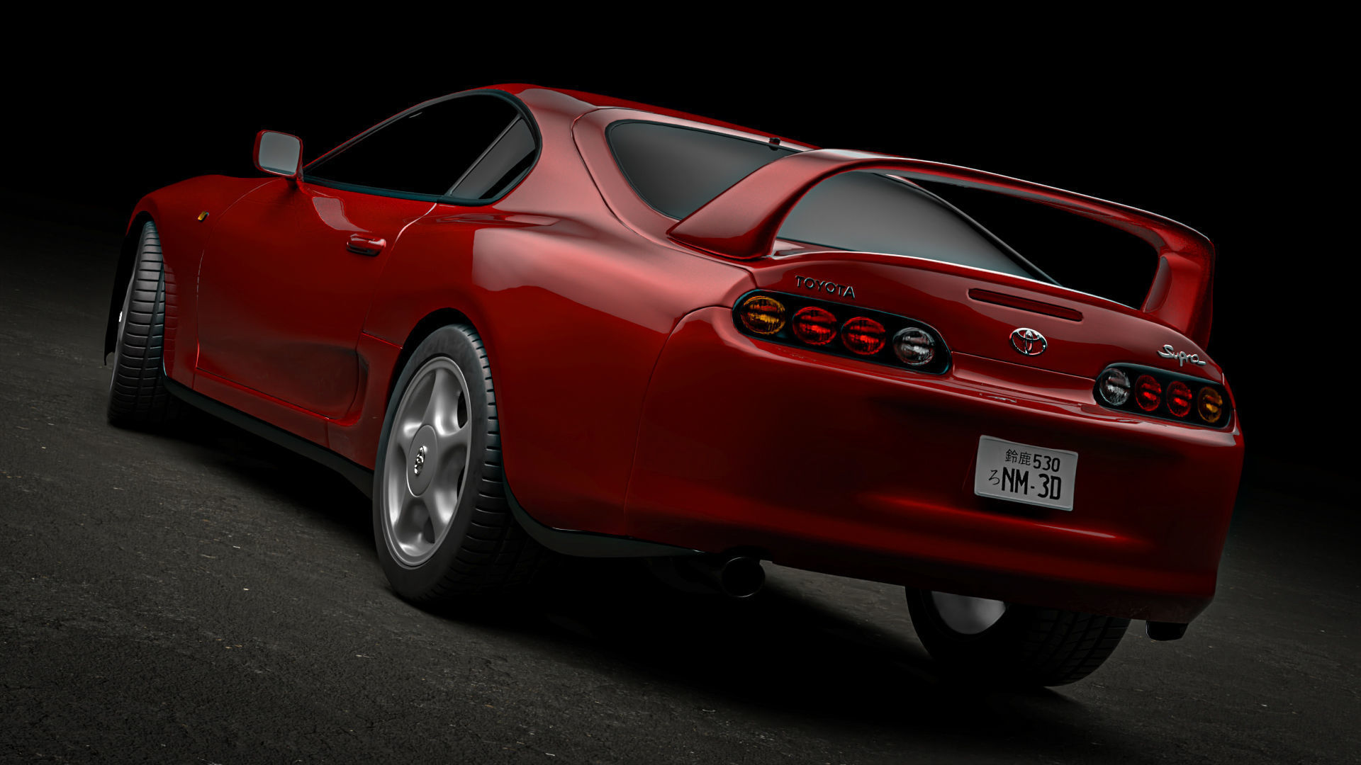 Toyota Supra MK4 3D model | CGTrader