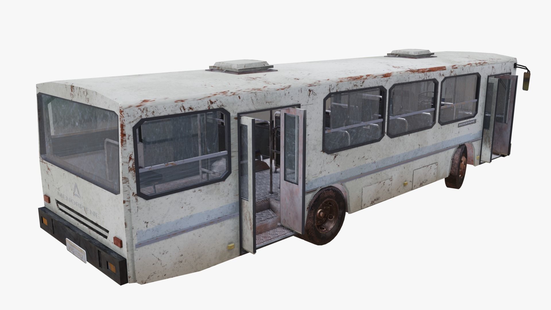 3D model Old Bus - PBR VR / AR / low-poly | CGTrader