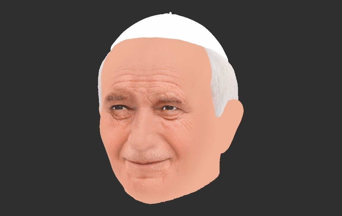 Pope John Paul II 3D model | CGTrader