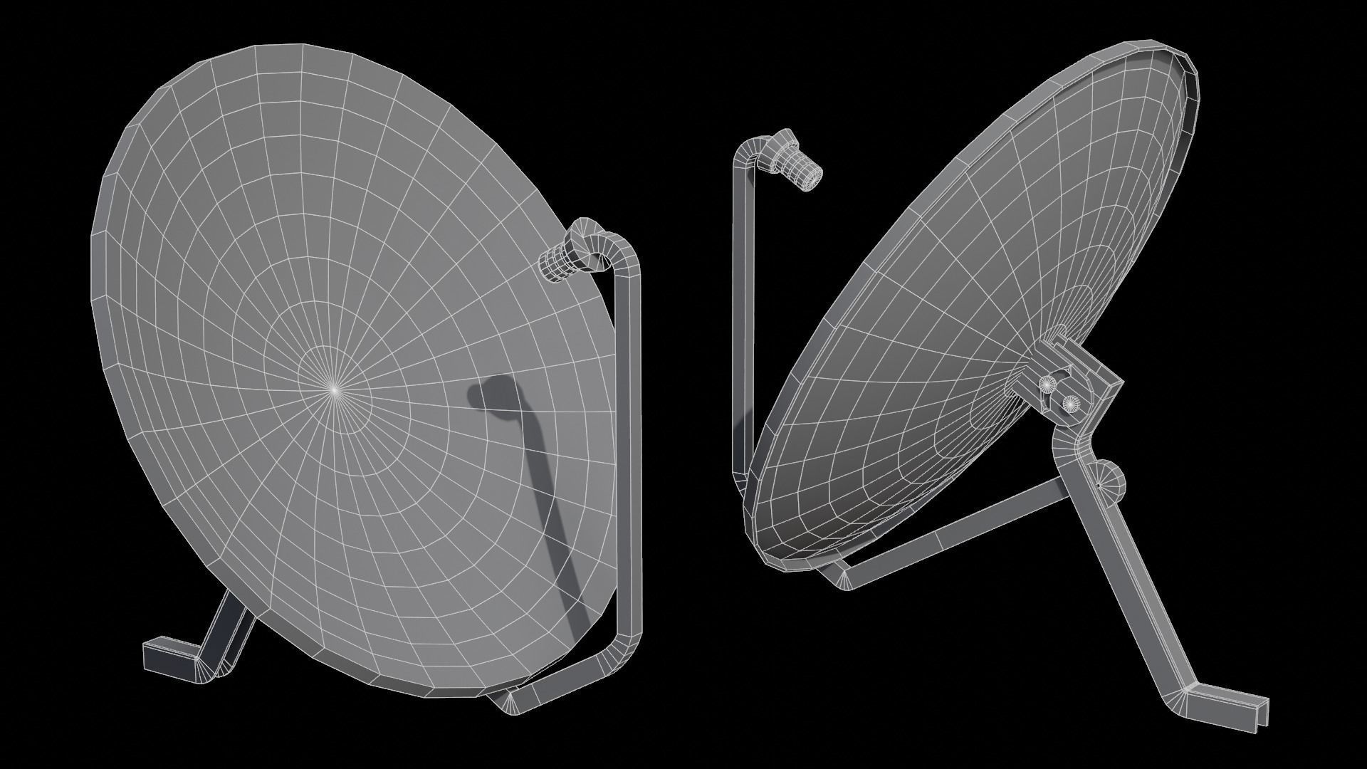 3D model External apartment building kitbash props VR / AR / low-poly ...