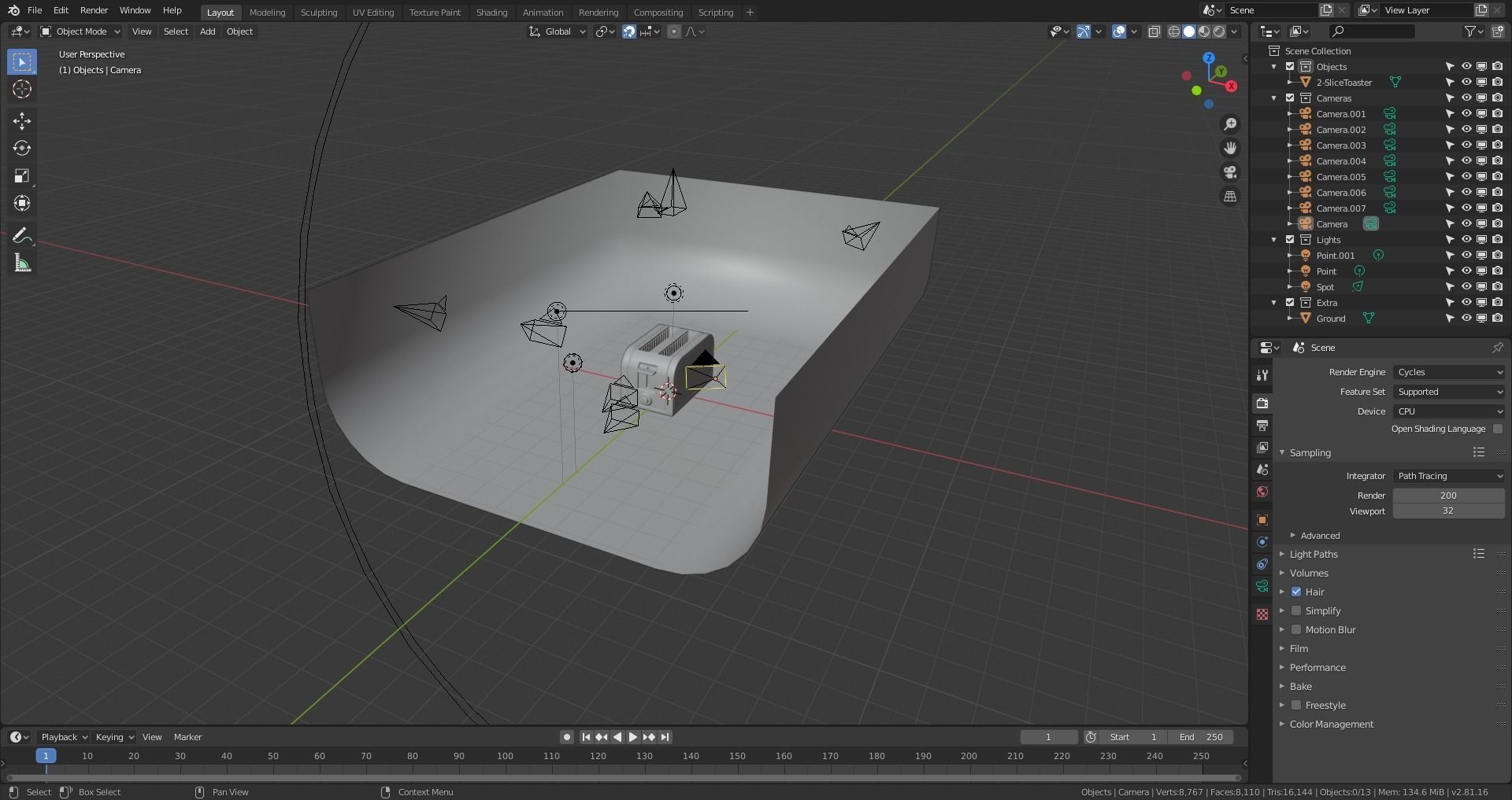 3D model 2-Slice Toaster VR / AR / low-poly | CGTrader