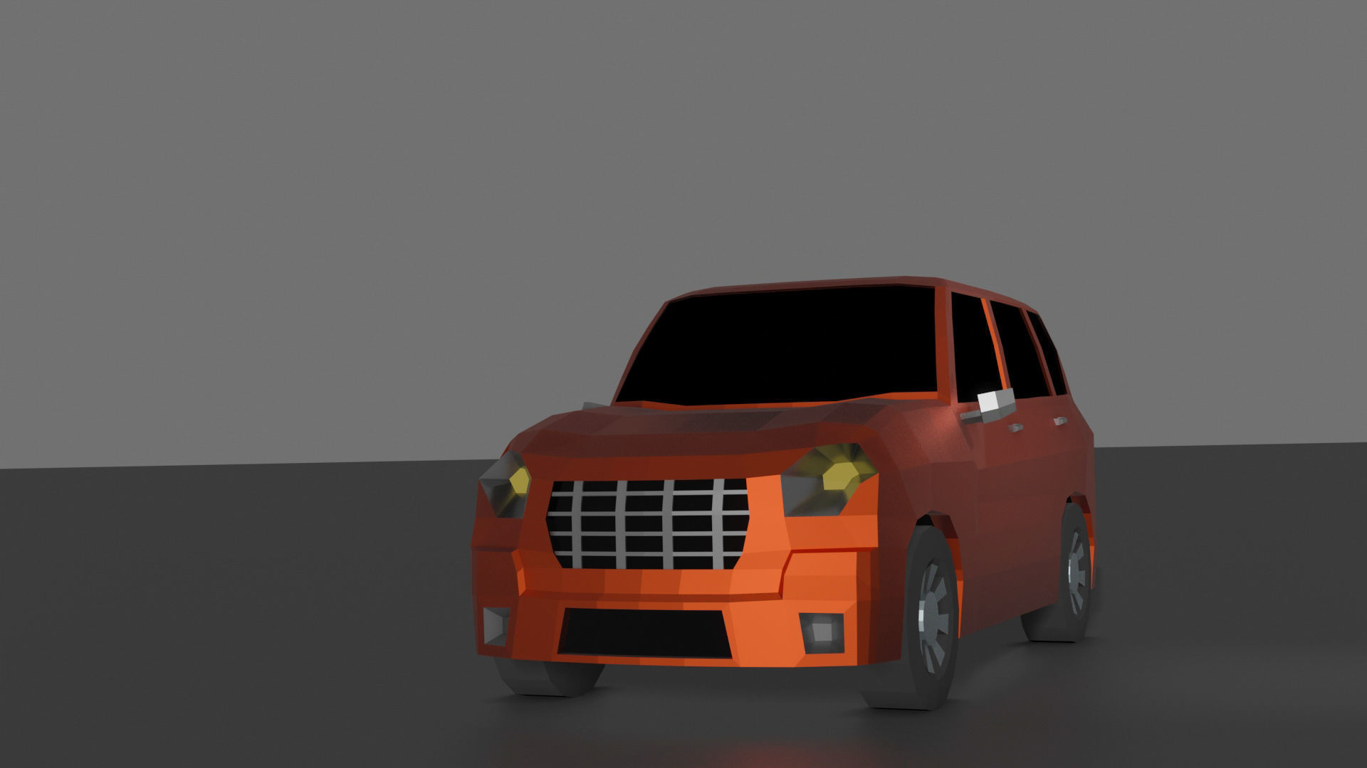 Low Poly Modern SUV free VR / AR / low-poly 3D model | CGTrader