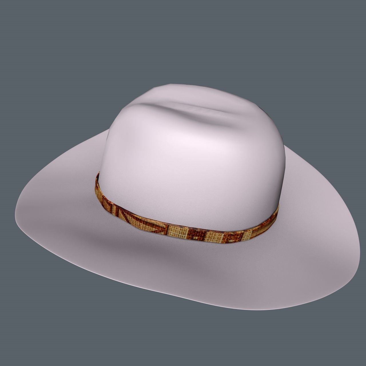 Stetson Style Western Hat 3D model | CGTrader