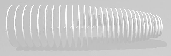 Swirl plastic tube 3D model 3D printable | CGTrader