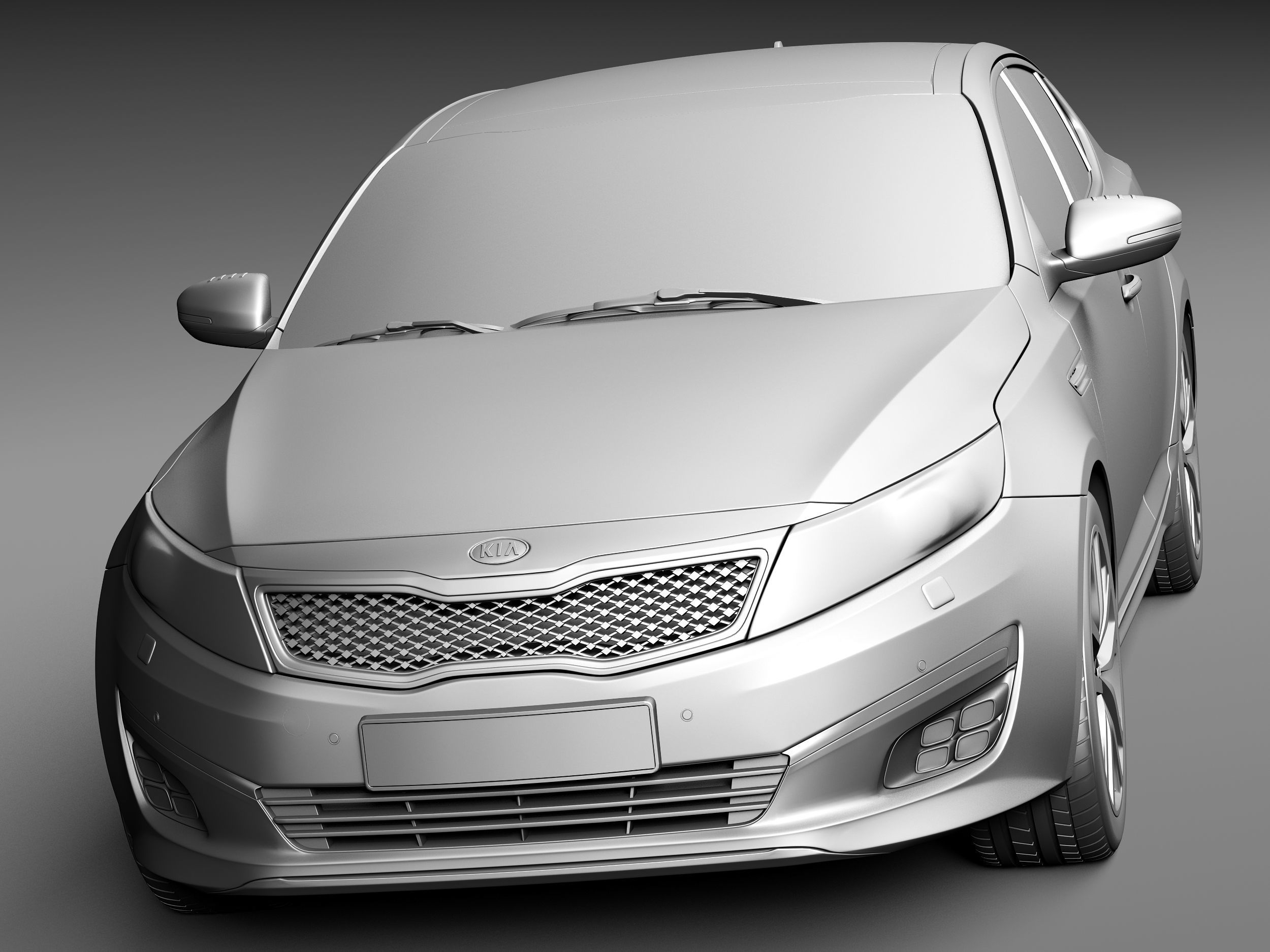 Kia Optima 2014 Sport Package 3D model | CGTrader