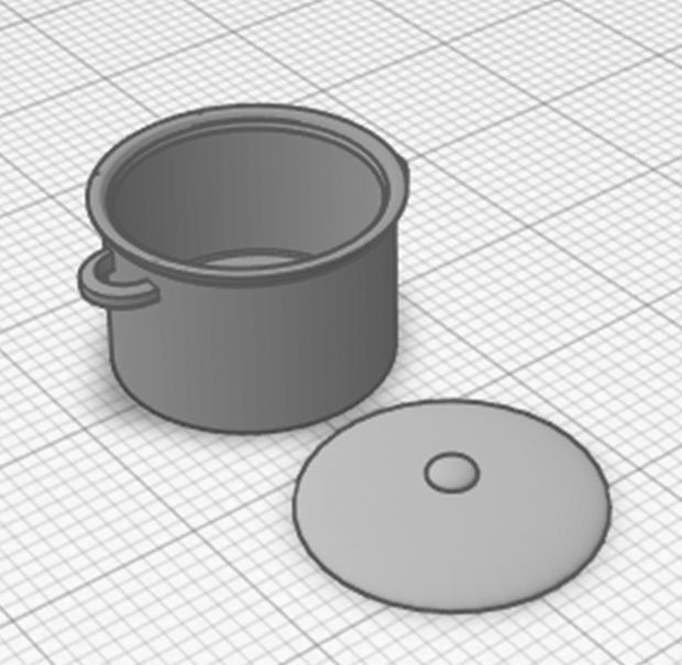 Dishes and pots 3D model 3D printable | CGTrader