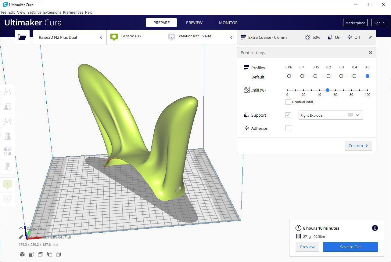 rabbit ears cosplay for 3d-print and cnc 3D model 3D printable | CGTrader
