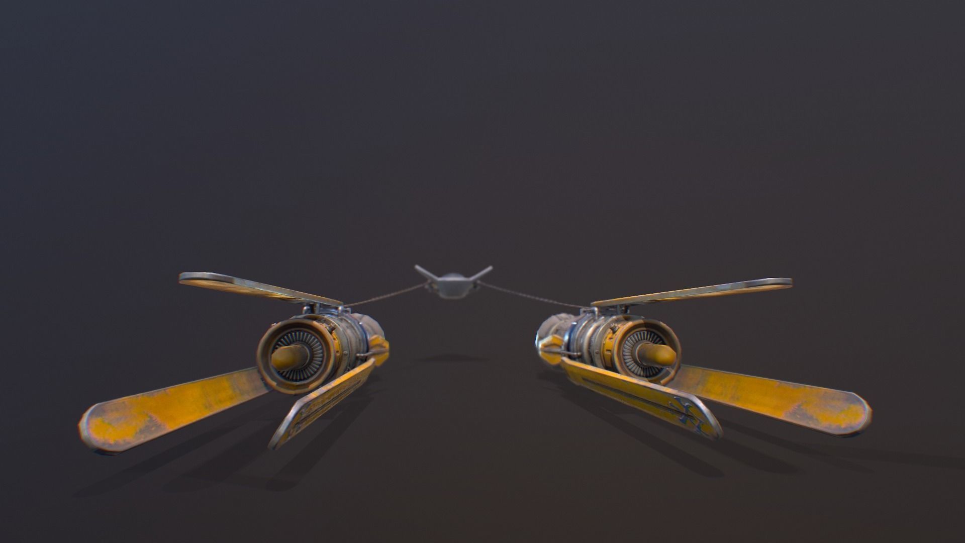 3D model Star Wars Anakin Pod Racer VR / AR / low-poly | CGTrader