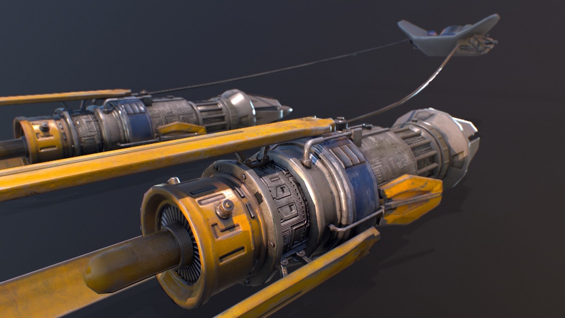 3D model Star Wars Anakin Pod Racer VR / AR / low-poly | CGTrader