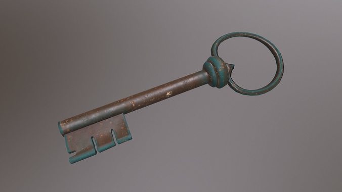 3D model Old Key VR / AR / low-poly | CGTrader