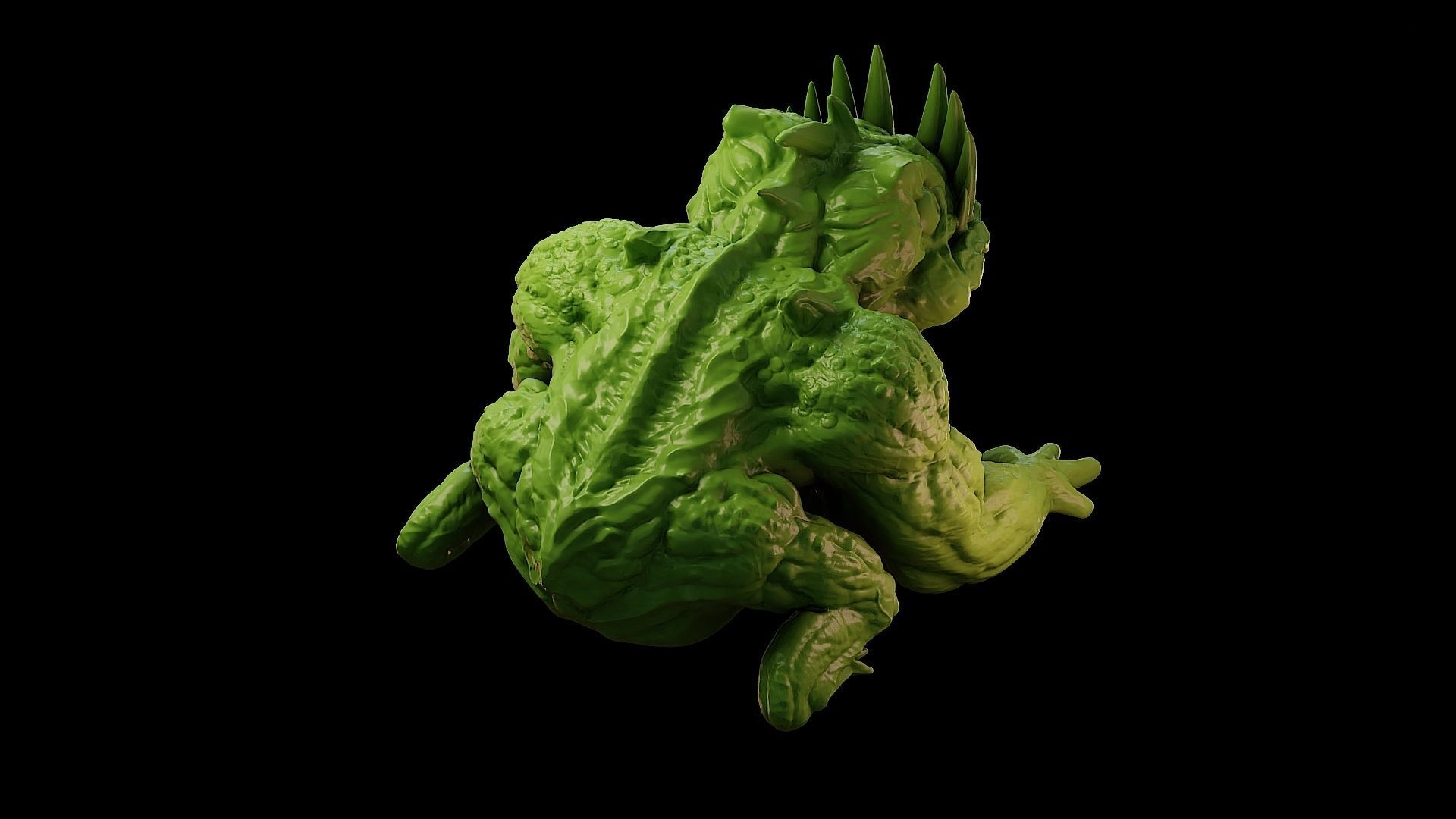 Fantasy dragon toad creature 3D model 3D printable | CGTrader