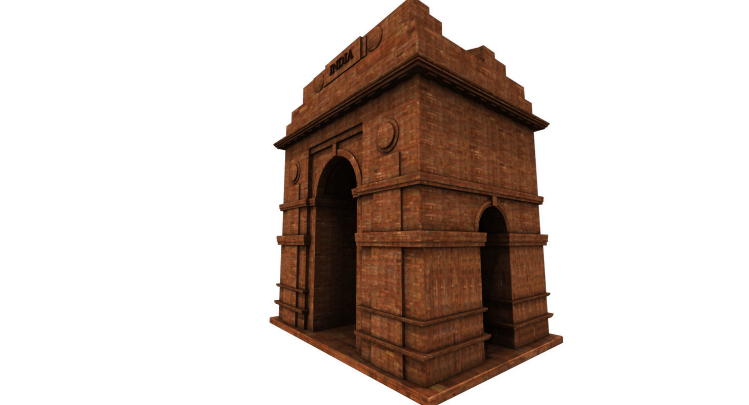 india gate 3d model 3D model | CGTrader