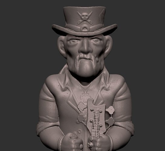 Lemmy is Motorhead 3D model 3D printable | CGTrader