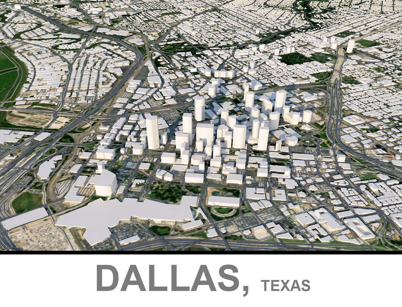 3D model Dallas in Texas | CGTrader