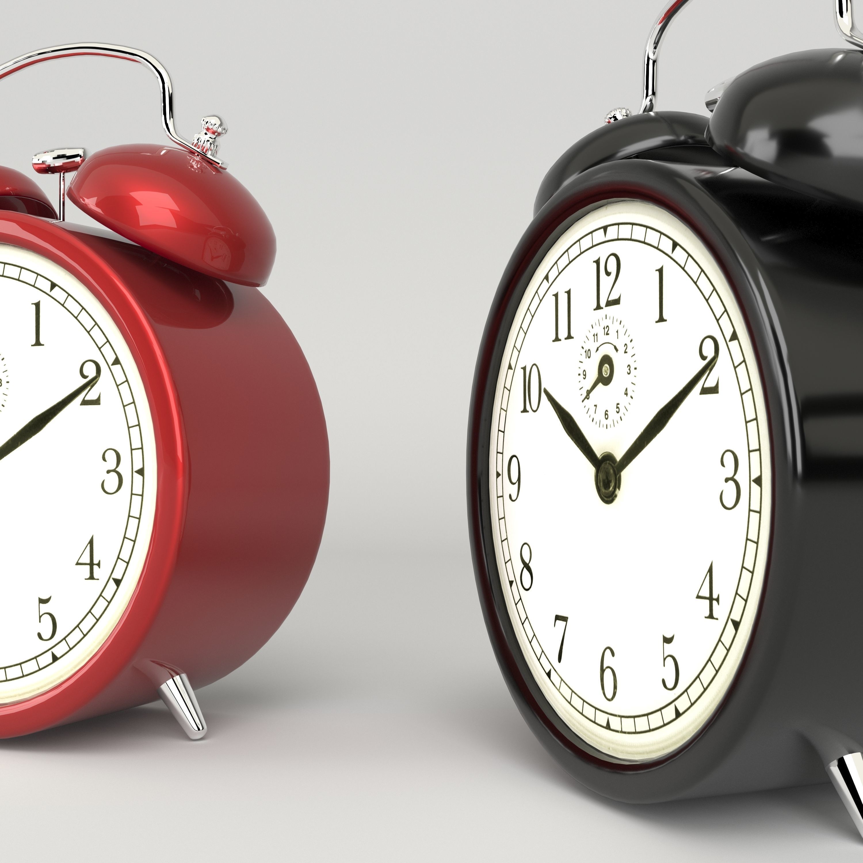 DEKAD Alarm clock 3D model | CGTrader