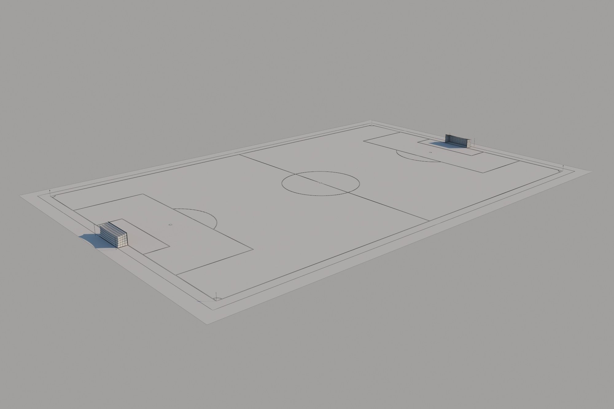 3D model FIFA Standard Football Field VR / AR / low-poly | CGTrader