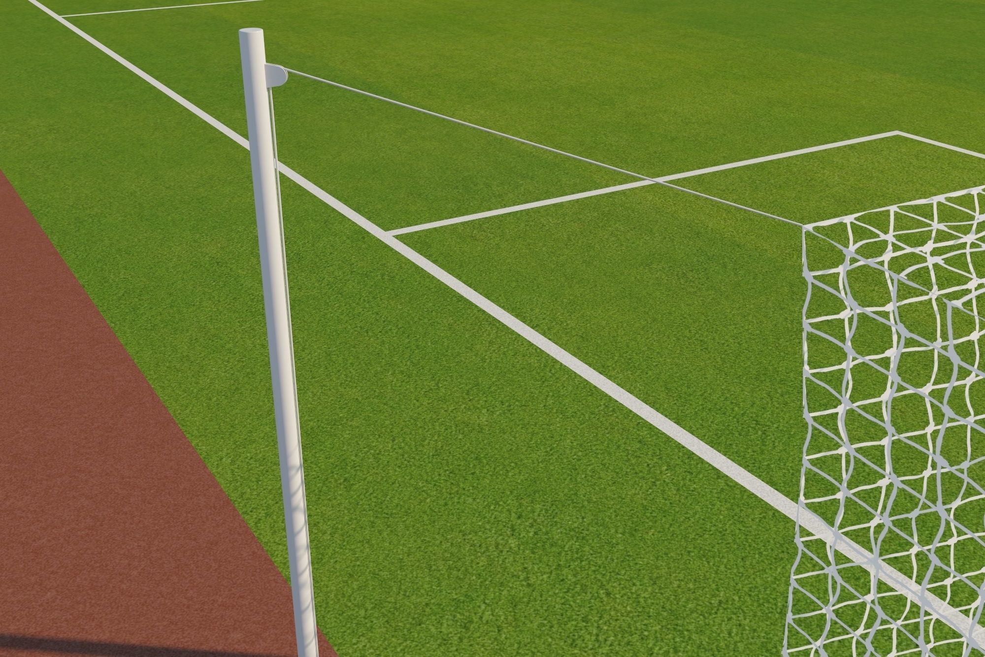 3D model FIFA Standard Football Field VR / AR / low-poly | CGTrader