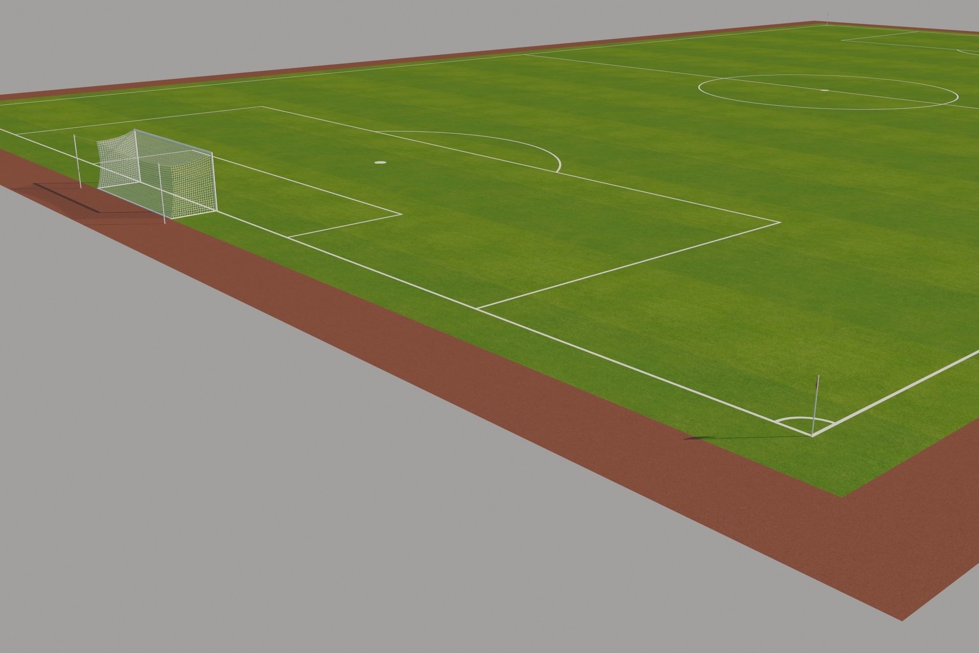 3D model FIFA Standard Football Field VR / AR / low-poly | CGTrader