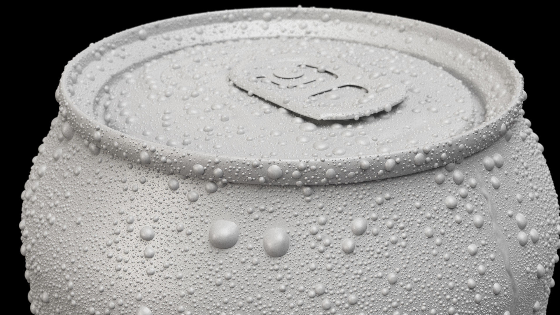 Standard 330ml Beverage Can with Dense Water Drops 3D model | CGTrader