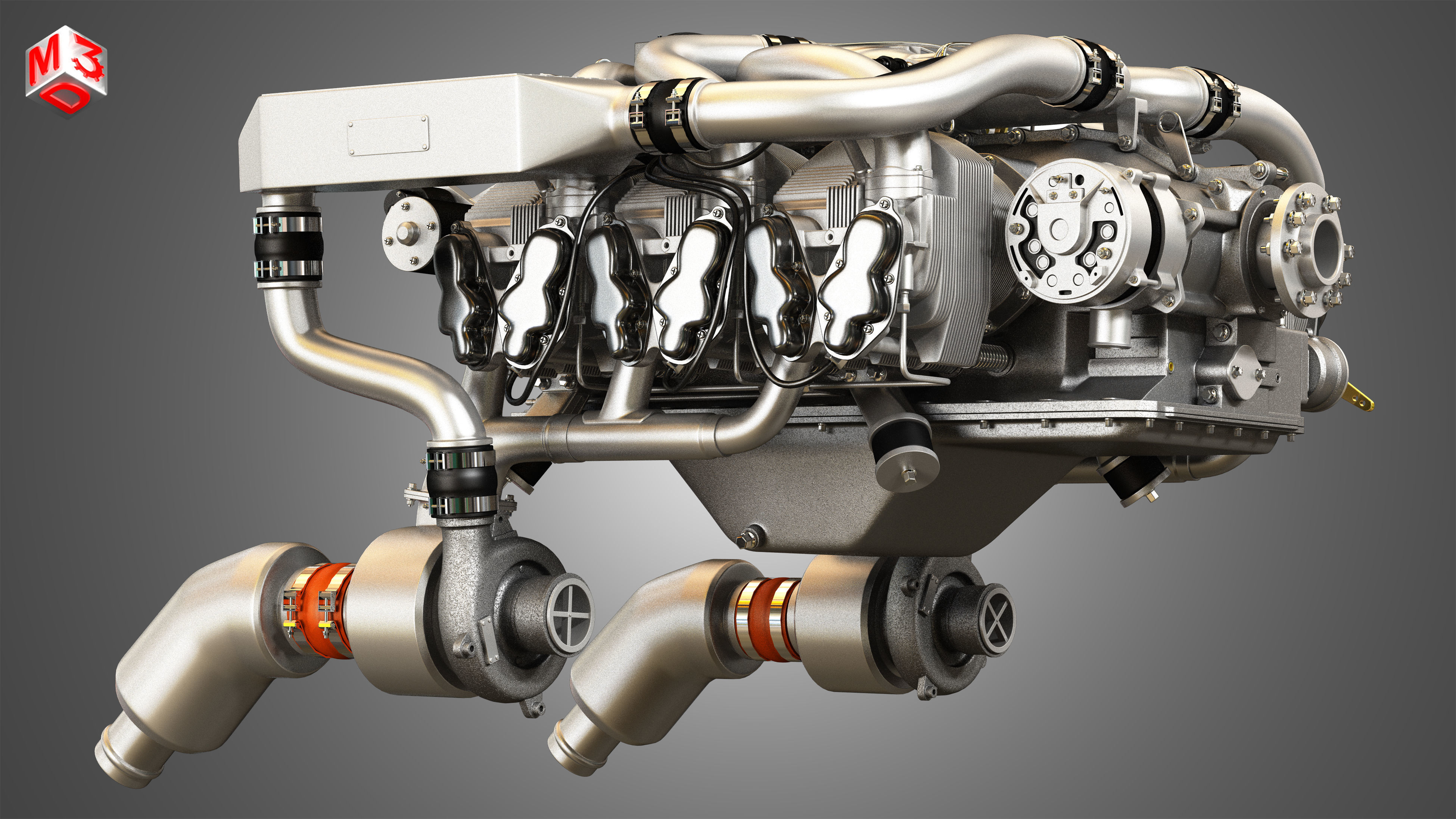 Continental IO 550 Aircraft Engine 3D model | CGTrader