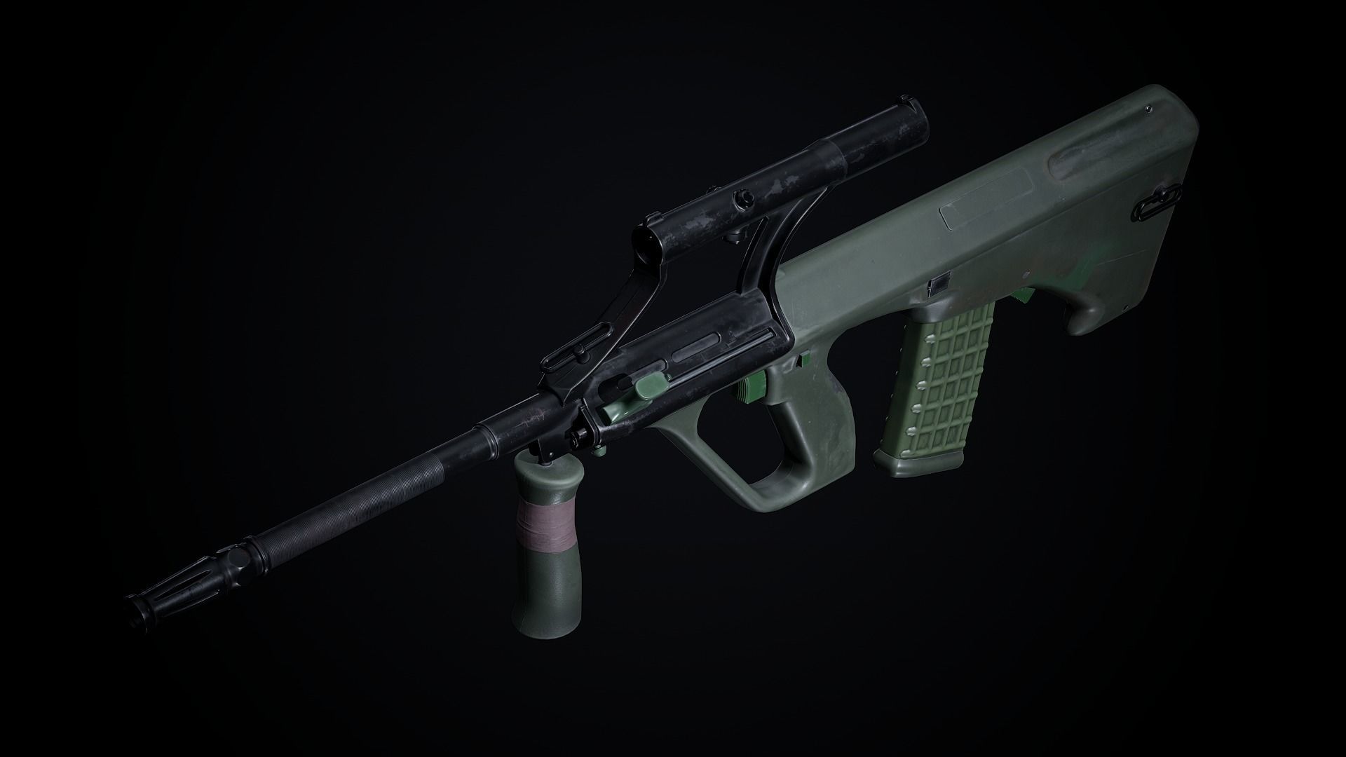 3D model Steyr Aug A1-A3-Para Variants VR / AR / low-poly | CGTrader